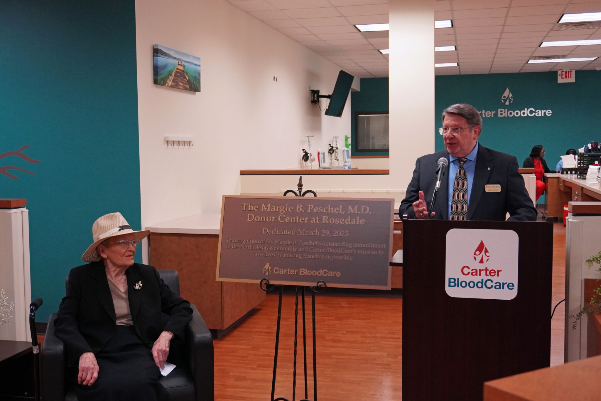 Rosedale Donor Center renamed in honor of Dr. Margie B. Peschel ...
