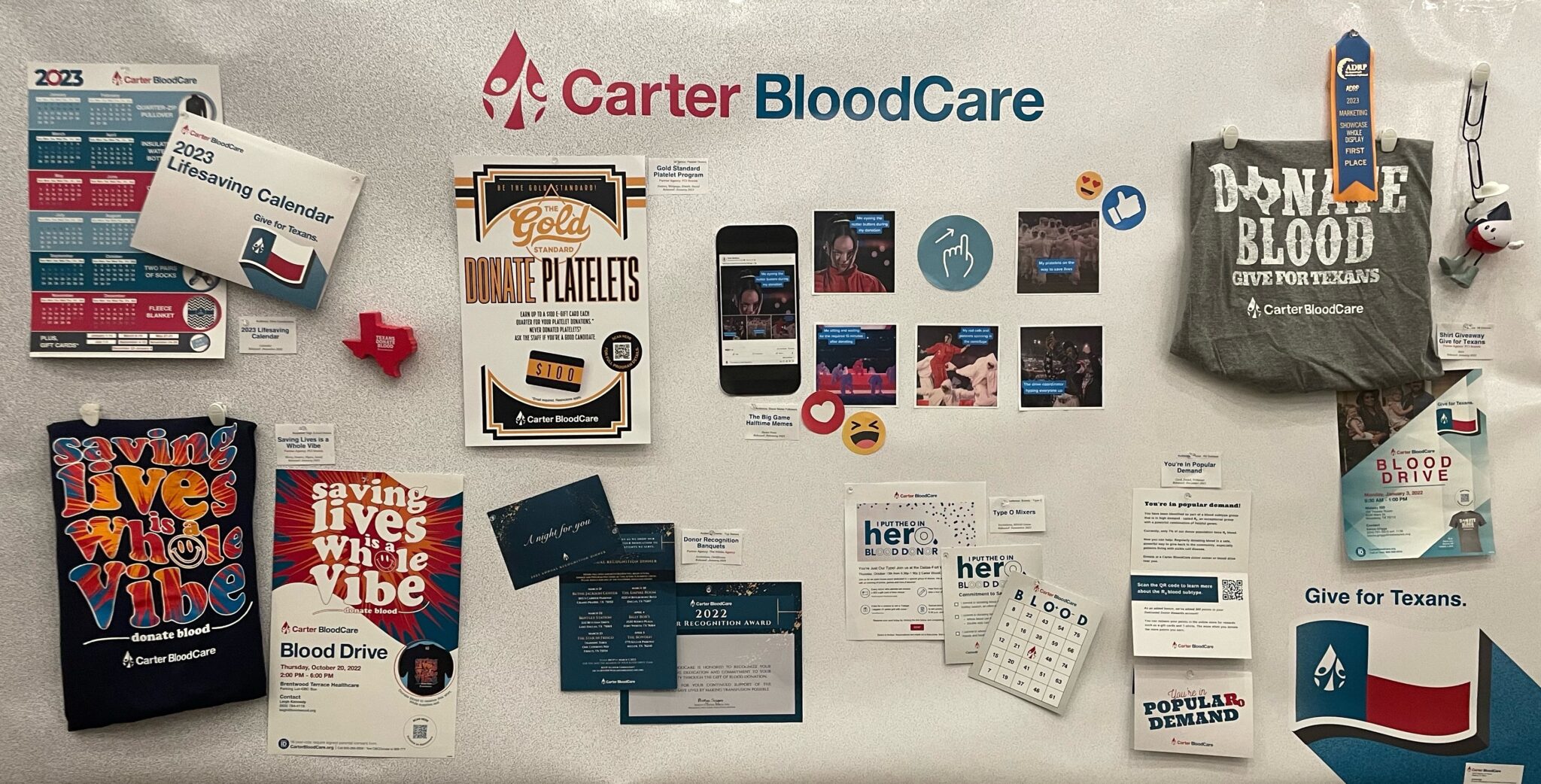 ADRP honors Carter BloodCare award winners - Carter BloodCare