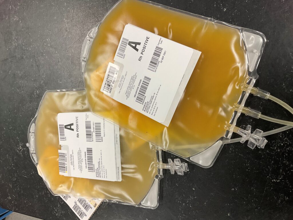 Units of donated platelets - Carter BloodCare